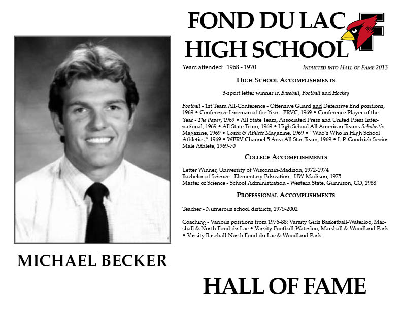 Goodrich / Fond du Lac HS Athletic Hall of Fame – Class of 2013 ...